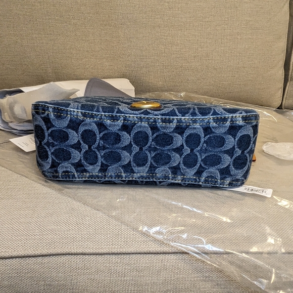 Coach | Bags | Coach Soft Tabby Shoulder Bag In Signature Washed Denim ...